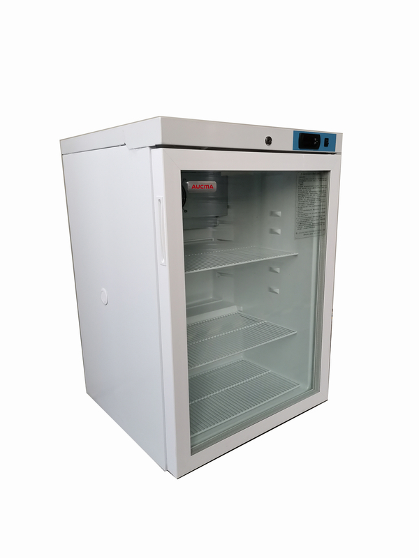 YC-100BP 2-8℃ 100L Glass Door China Pharmacy Refrigerator from China manufacturer - Aucma
